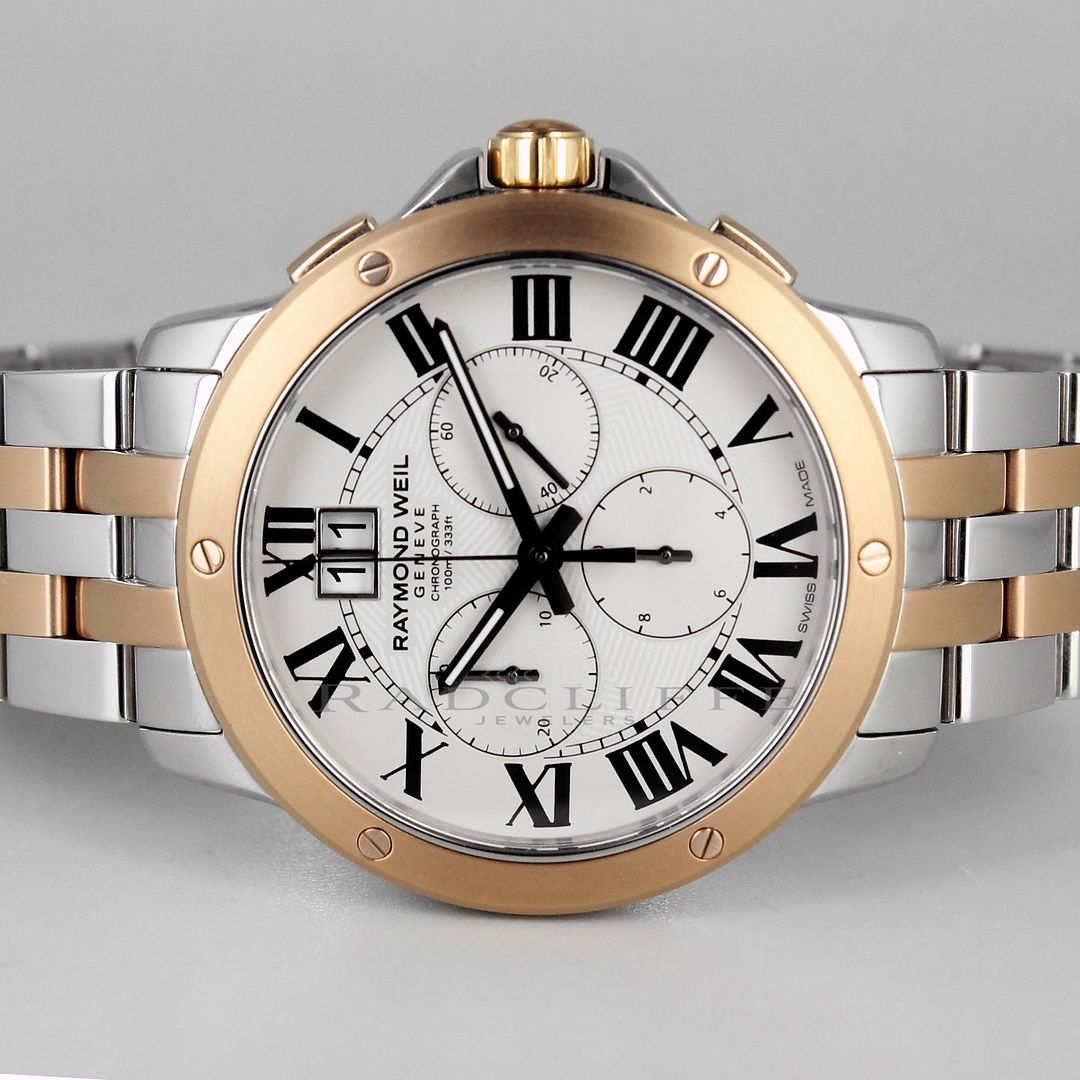 FS- Raymond Weil 4891 TANGO Steel and Rose Gold Plated Chronograph ... FS- Raymond Weil 4891 TANGO Steel and Rose Gold Plated Chronograph ...